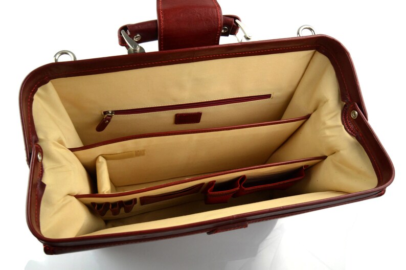 Doctor Bag Leather Men's Doctor Bag XXL Doctor Handbag - Etsy