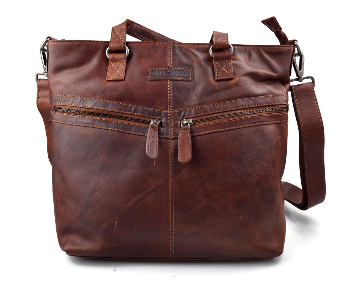 Women Purse Buffalo Leather Black Handbag Women Shoulder Bag - Etsy