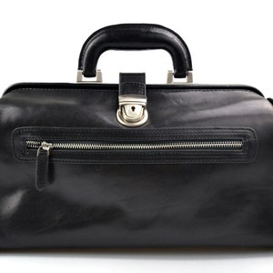 Doctor Bag Leather Briefcase Bag Doctor Handbag Women Leather Doctor ...