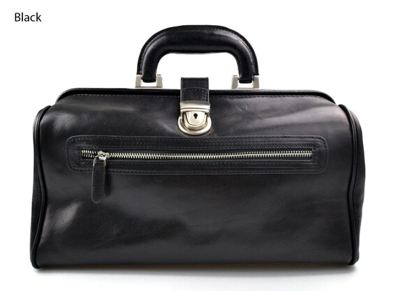 Doctor bag leather briefcase bag doctor handbag women leather | Etsy