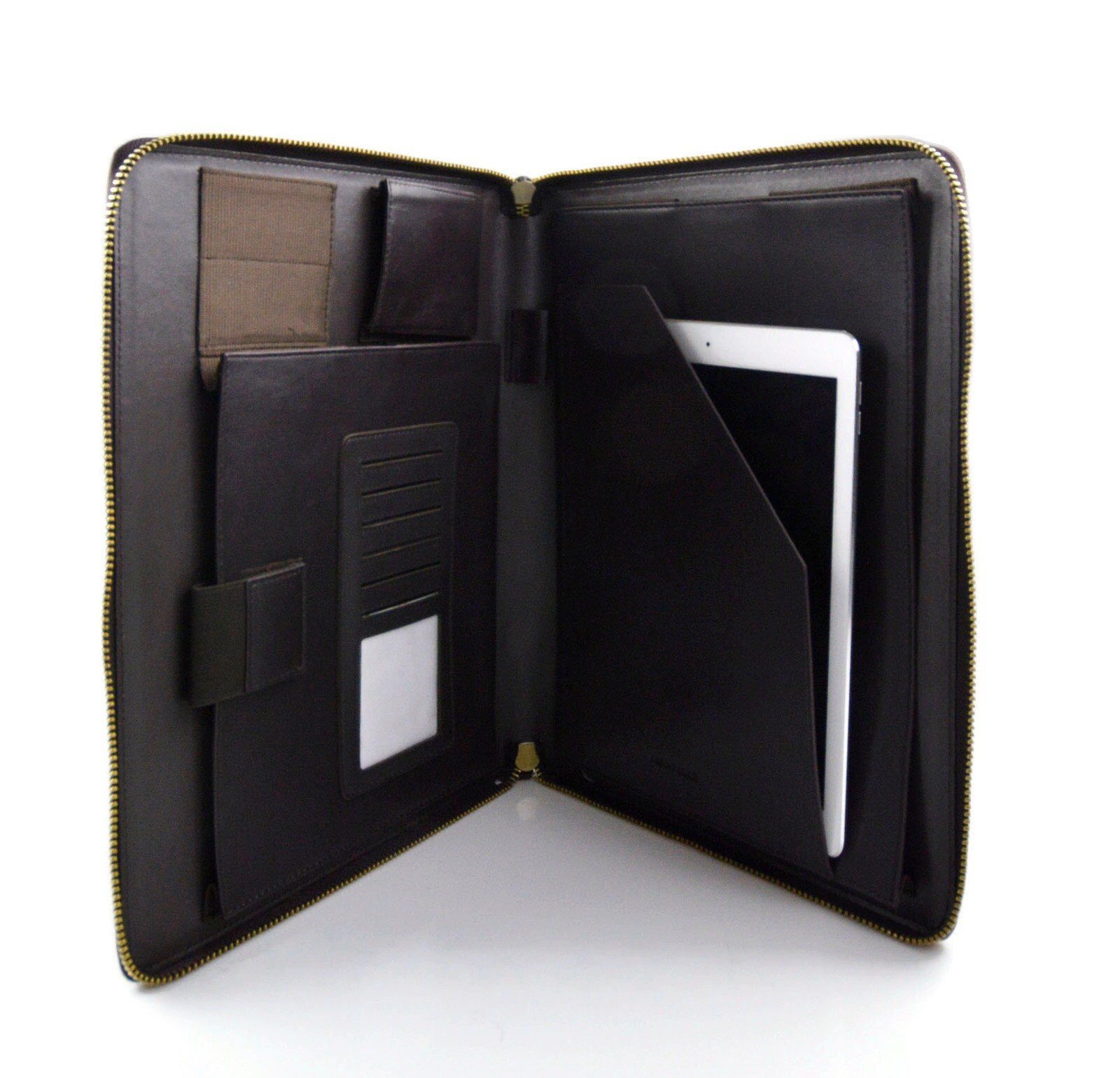 Brown Leather Folder A4 Document File Folder A4 Braided Weaved - Etsy UK