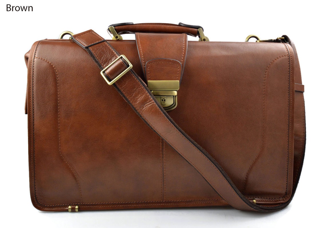 Doctor Bag Leather Men's Doctor Bag XXL Doctor Handbag | Etsy