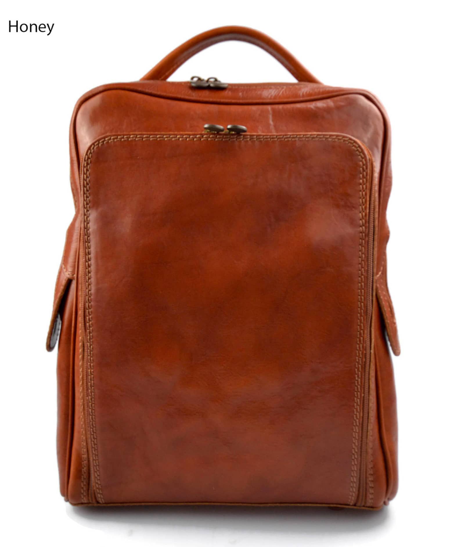 Backpack Genuine Leather Travel Bag Weekender Sports Bag Gym | Etsy