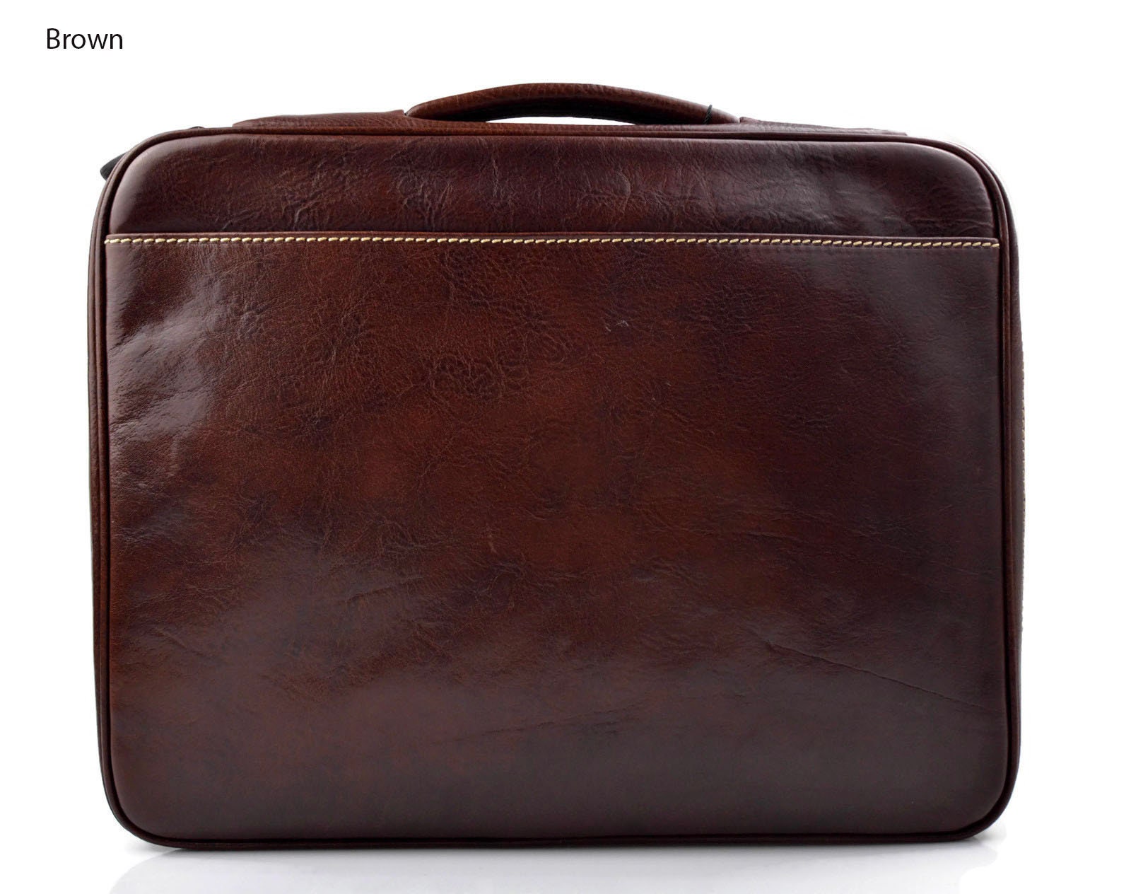 Leather Folder Document File Folder A4 Leather Zipped Folder Bag Red ...