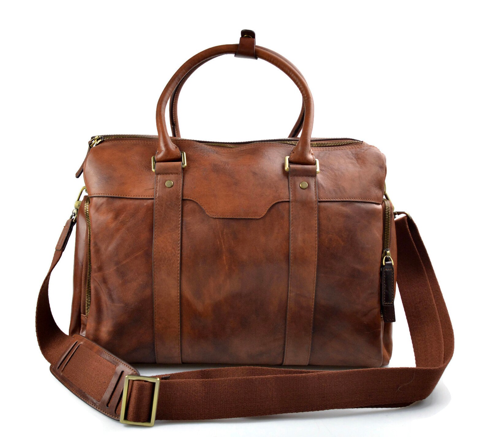 Leather Notebook Tablet Bag Men Women Handbag Shoulder Bag - Etsy