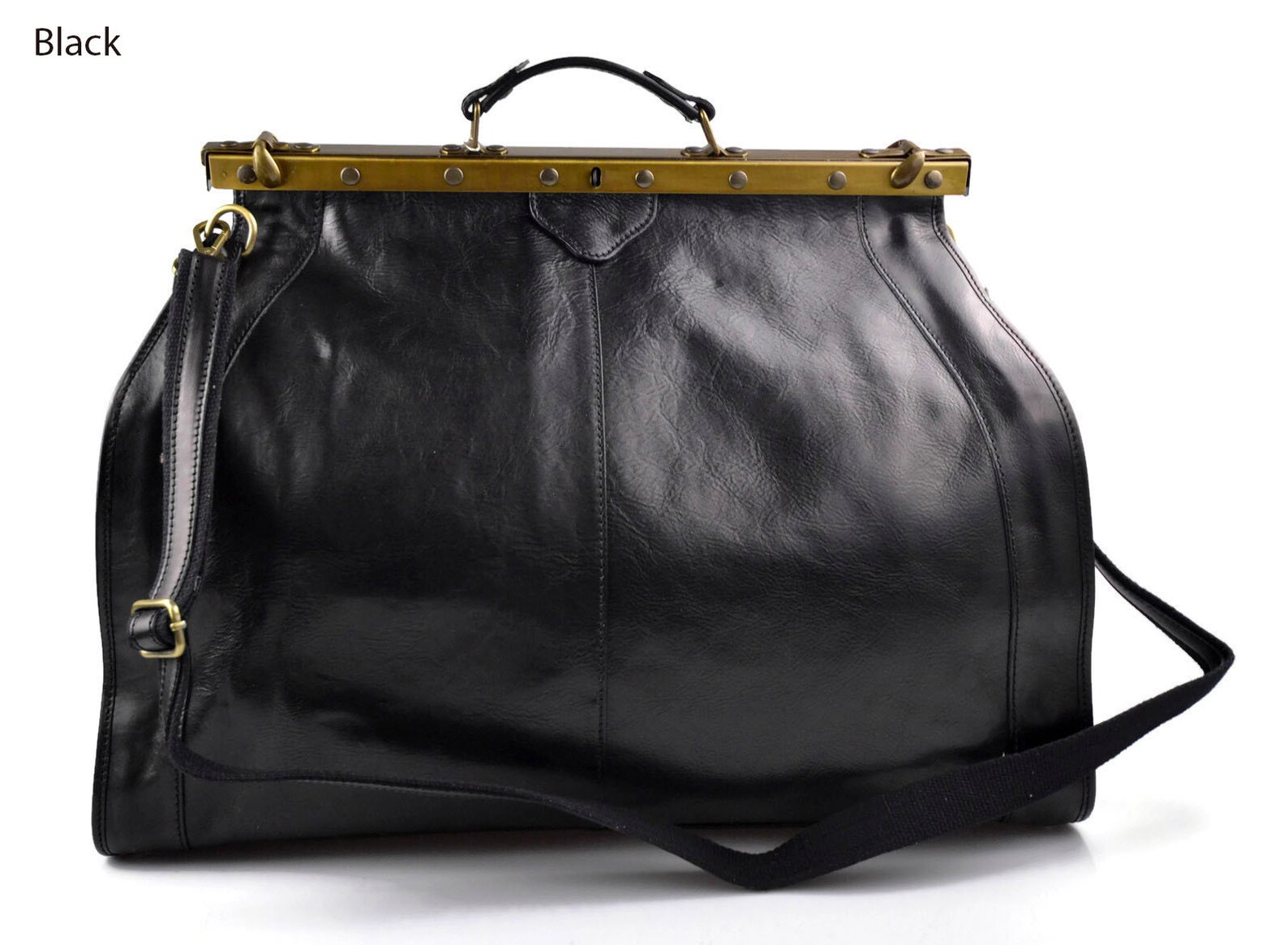 Doctor Bag Travel Men Leather Bag Women Doctor Duffel Bag Dark - Etsy