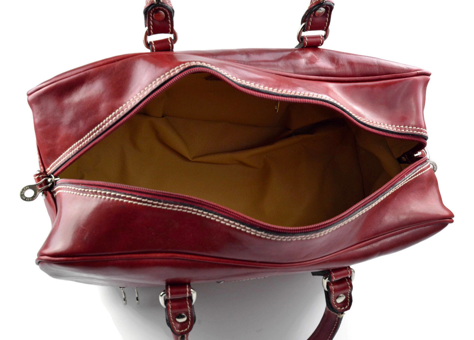 Travel bag leather duffle bag duffel for men leather travel | Etsy