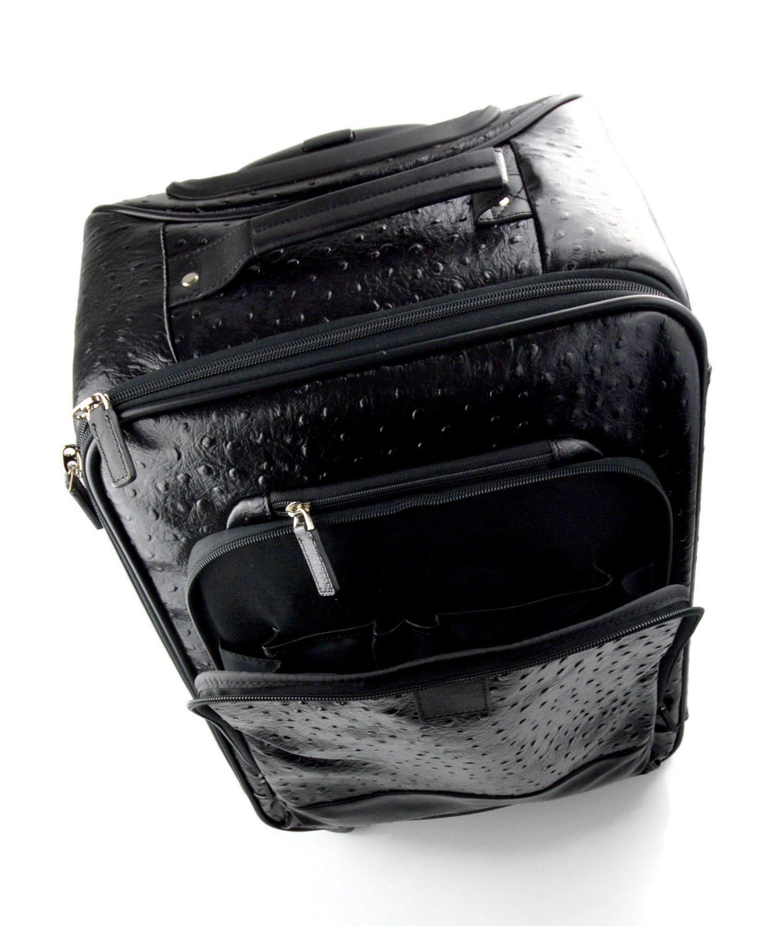 Travel bag leather trolley weekender bag weekender overnight | Etsy