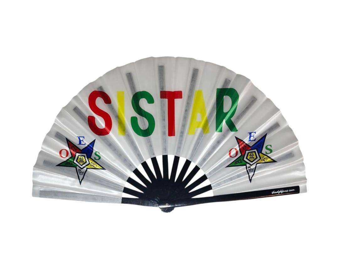 Order of Eastern Star Clack Hand Fan | OES| Sistar | - Etsy