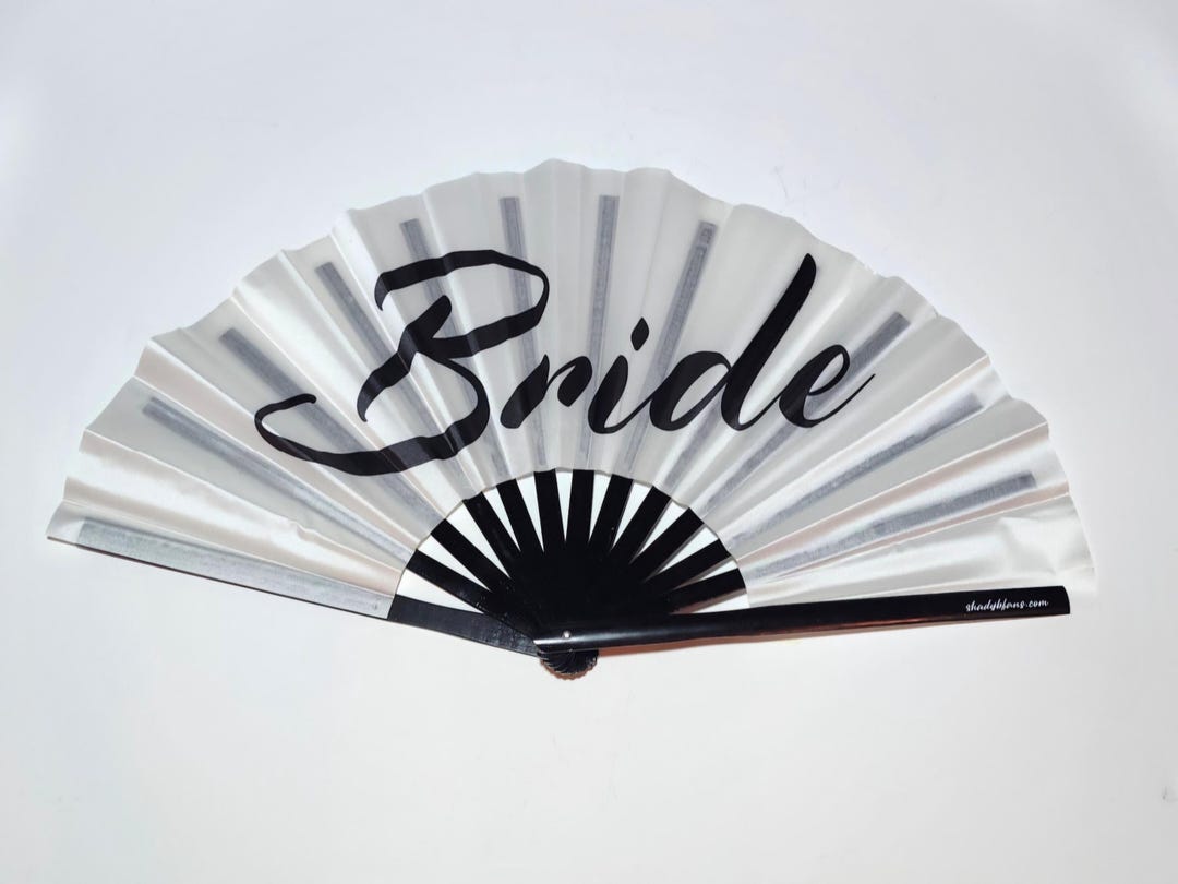Bride Hand Fan | Wedding Fan | Bridal Fan | Wedding Party | Clack Fan ...