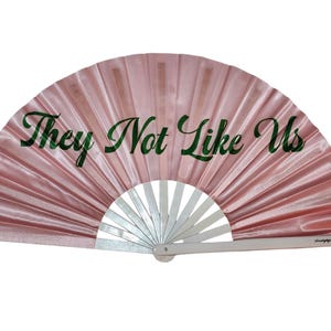 Alpha Kappa Alpha Large Hand Fan | They Not Like Us | Pinkies and ...