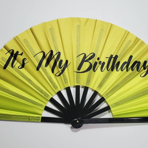 50th Birthday Hand Fans - Etsy