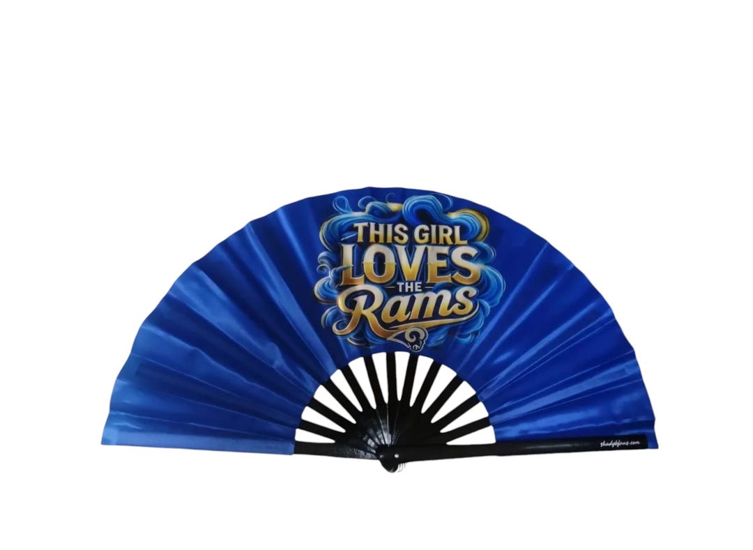 Los Angeles Rams Football Hand Fan Rams NFL Football LA Rams Fan ...