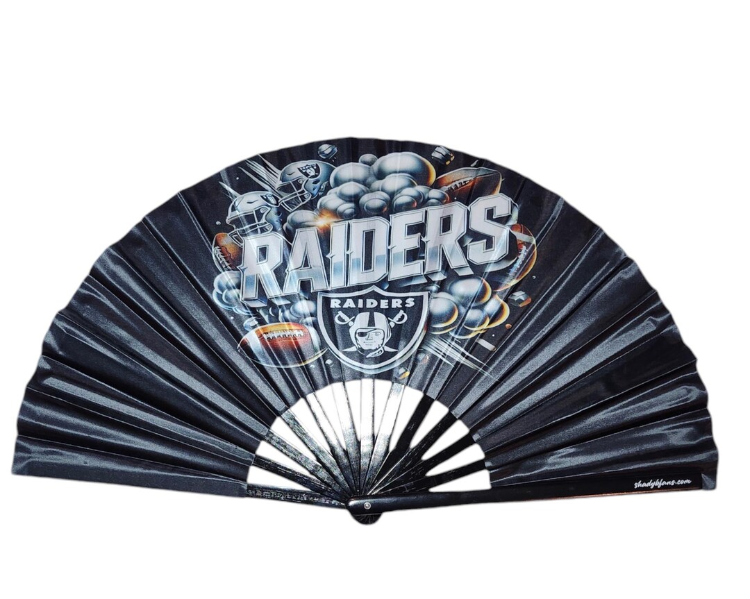 Raiders Clack Hand Fan | Raider Nation | Raiders Football | Las Vegas ...