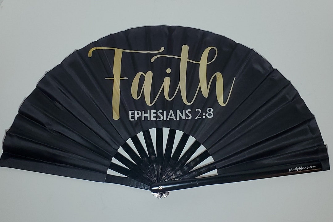 Faith Statement Large Church Fans Bible Verse Statement Fan Photo Booth ...