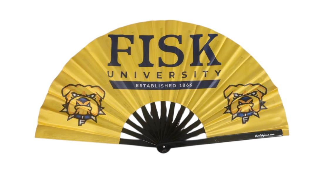 Fisk University Clack Fan: HBCU Alumni, Fisk Bulldogs Spirit - Etsy