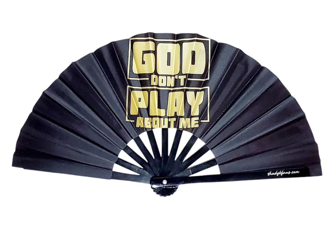 God Don't Play About Me Church Fan | Hand Fan | Choir | Christian ...