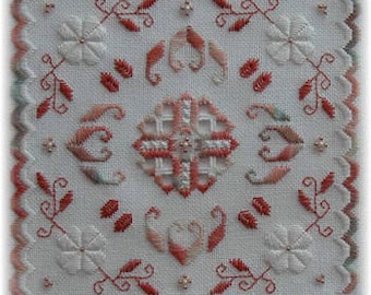 Hayleys Box Top Hardanger Chart to work on 28 count evenweave | Etsy