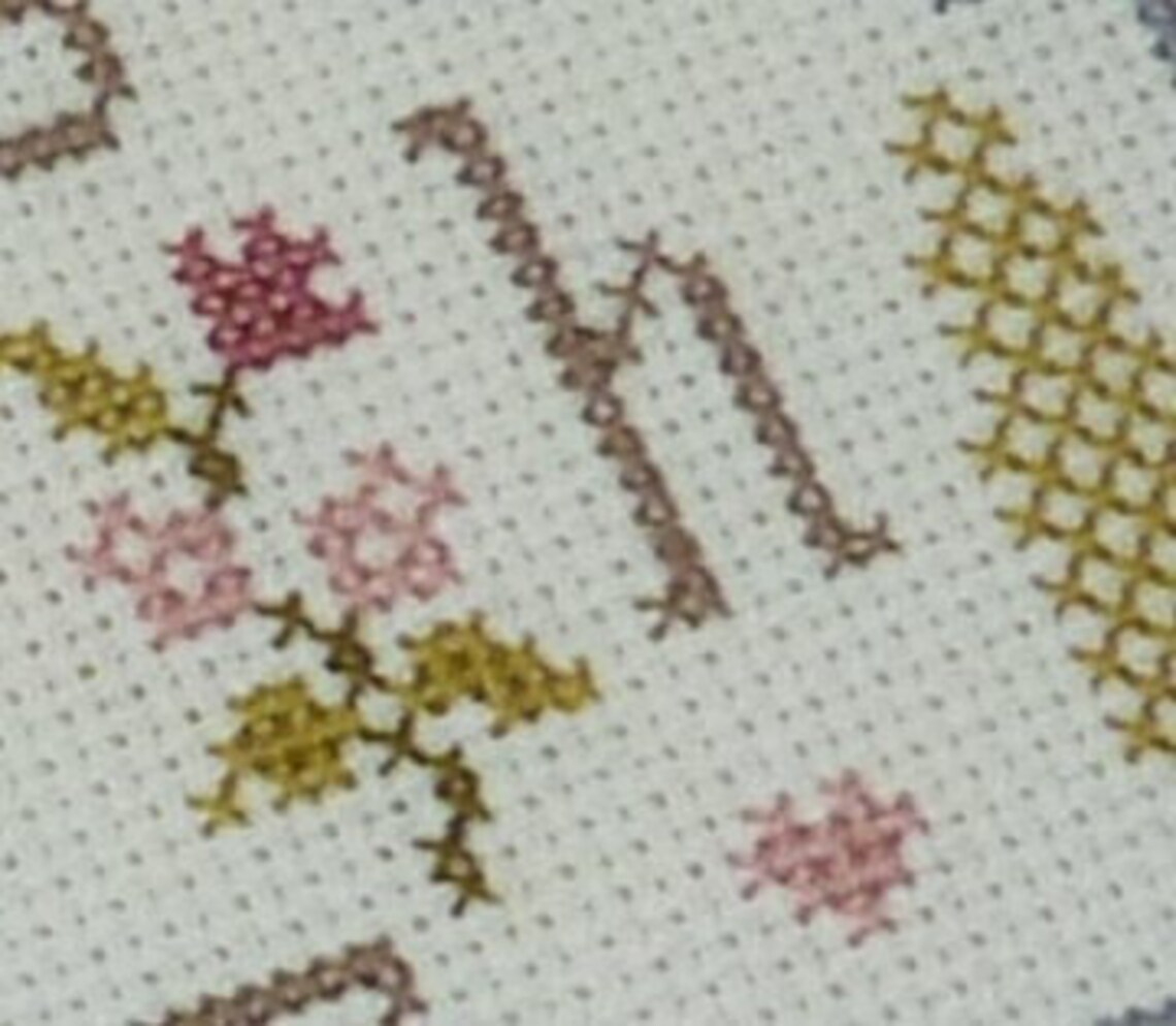 Village Quaker Counted Cross Stitch Chart. Quaker Cross - Etsy