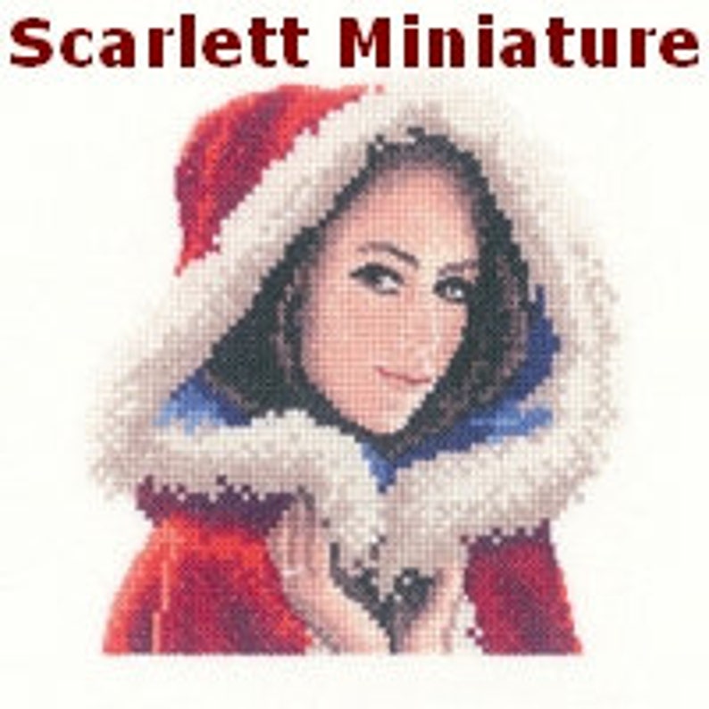 Kit, Scarlett Elegant Lady With Cloak Counted Cross Stitch Kit. - Etsy