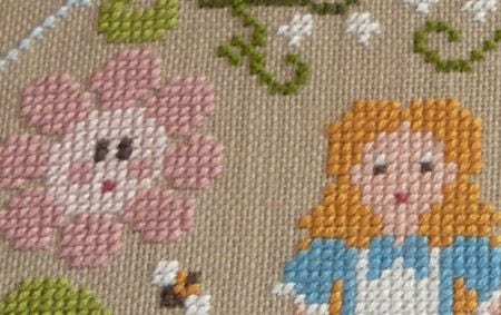 Alice in Wonderland Snow Globe Design Counted Cross Stitch Chart. - Etsy