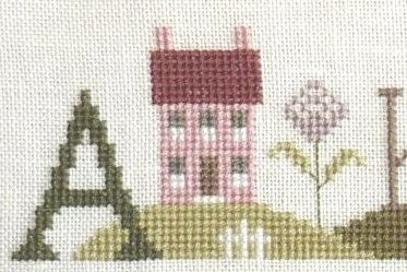 ABC of Houses Counted Cross Stitch Chart. - Etsy