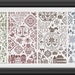 Spring Quaker Sampler Counted Cross Stitch Chart to Work in - Etsy