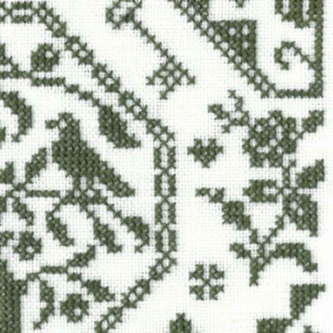 Spring Quaker Sampler Counted Cross Stitch Chart to Work in | Etsy