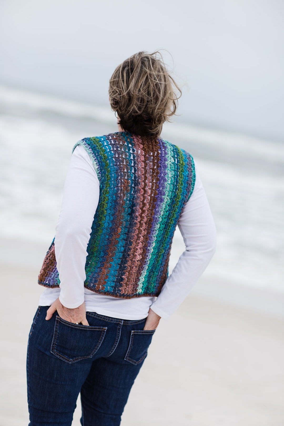 Noro Vest Crochet Pattern - Etsy
