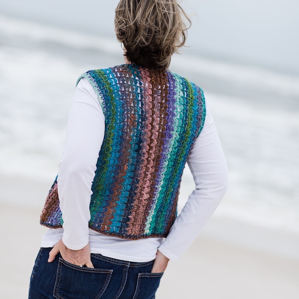 Crochet Vest Pattern - Etsy