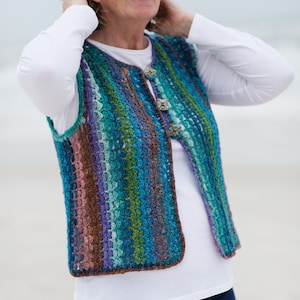 Noro Vest Crochet Pattern - Etsy