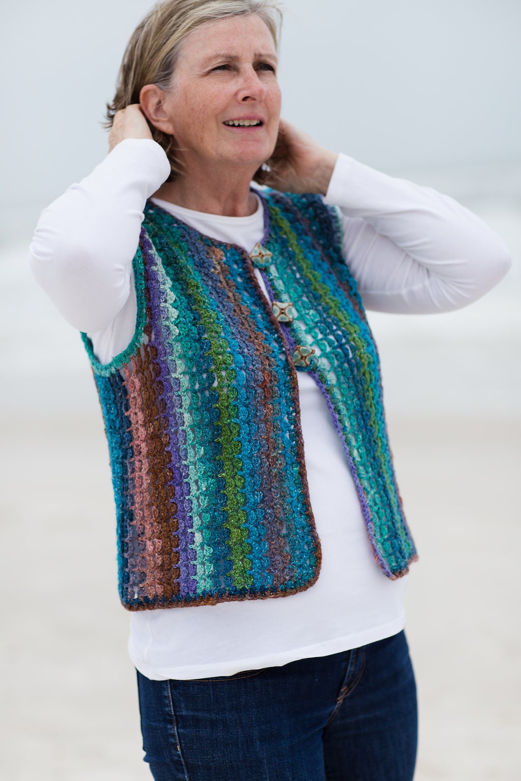 Noro Vest Crochet Pattern - Etsy
