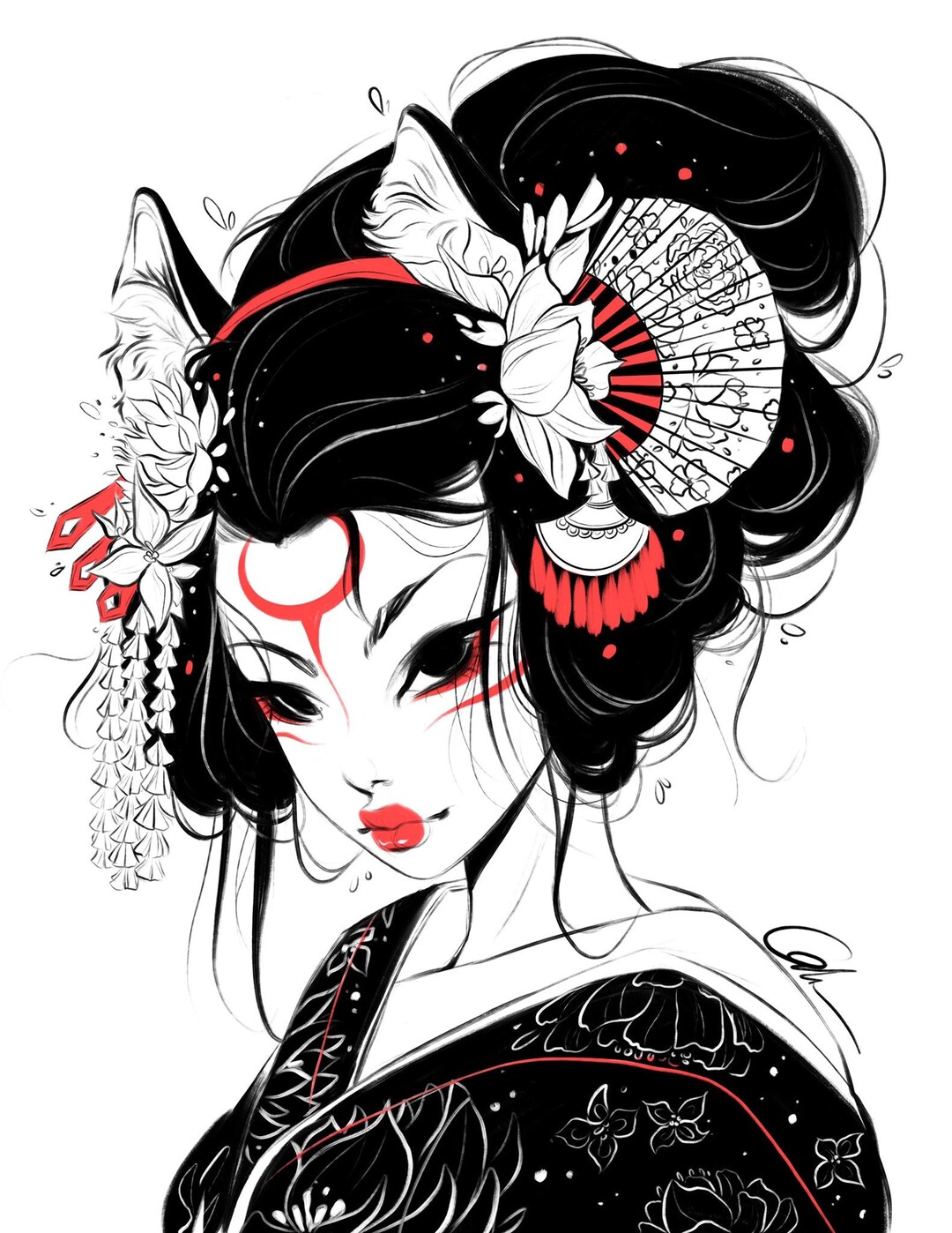 Kitsune Ink - Etsy