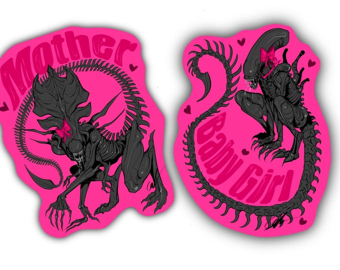 Xenomorph Sticker Set - Etsy