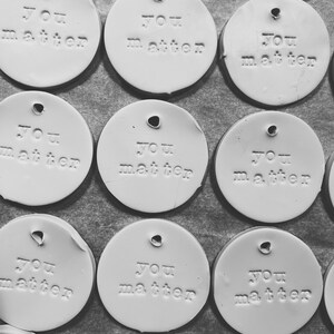 Personalized Polymer Clay Tags, Party Favor, Wedding, Gift, Decor, Boho ...