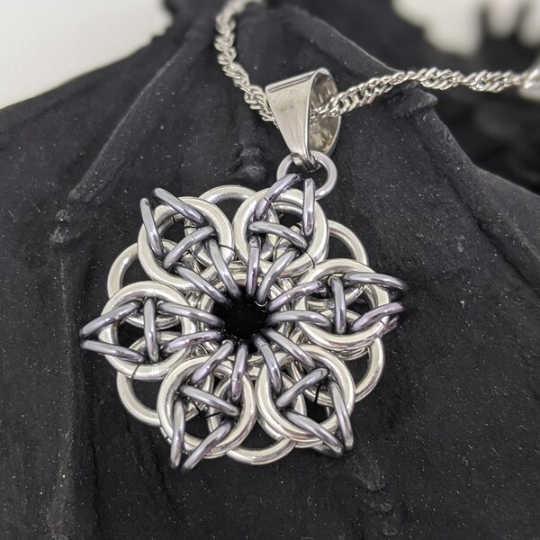 Chainmail Pendant - Etsy