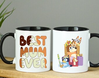 Bluey Best Mom Ever | Etsy