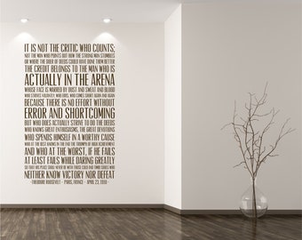 Mens wall decal | Etsy