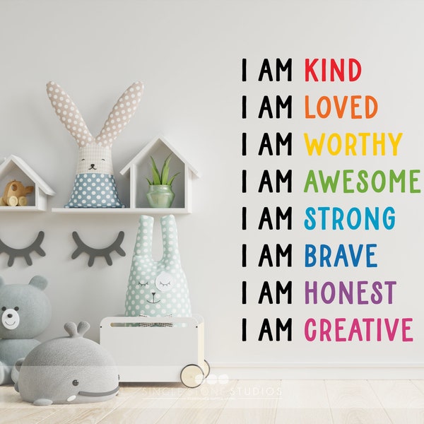 Positive Wall Decal - Etsy