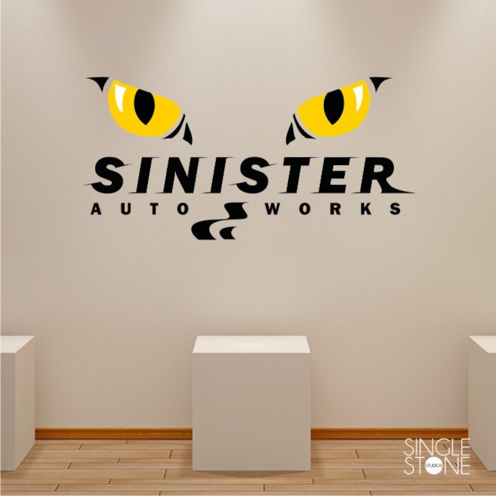 Custom Business Logo Wall Decal Custom Home Decor - Etsy