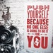 Home Gym and Fitness Wall Decal Push Yourself Vinyl Wall - Etsy