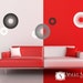 Walll Decals Funky Circles - Vinyl Wall Stickers Art Graphics Custom ...