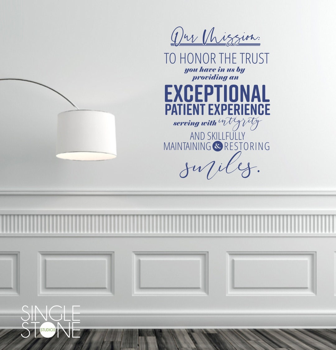 Custom Business Mission or Vision Statement Vinyl Decal - Create Your ...