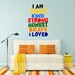 I Am Smart Kind Strong Honest Brave and Loved Quote Wall Decal - Etsy