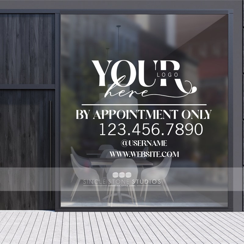 Storefront Window Decals - Etsy