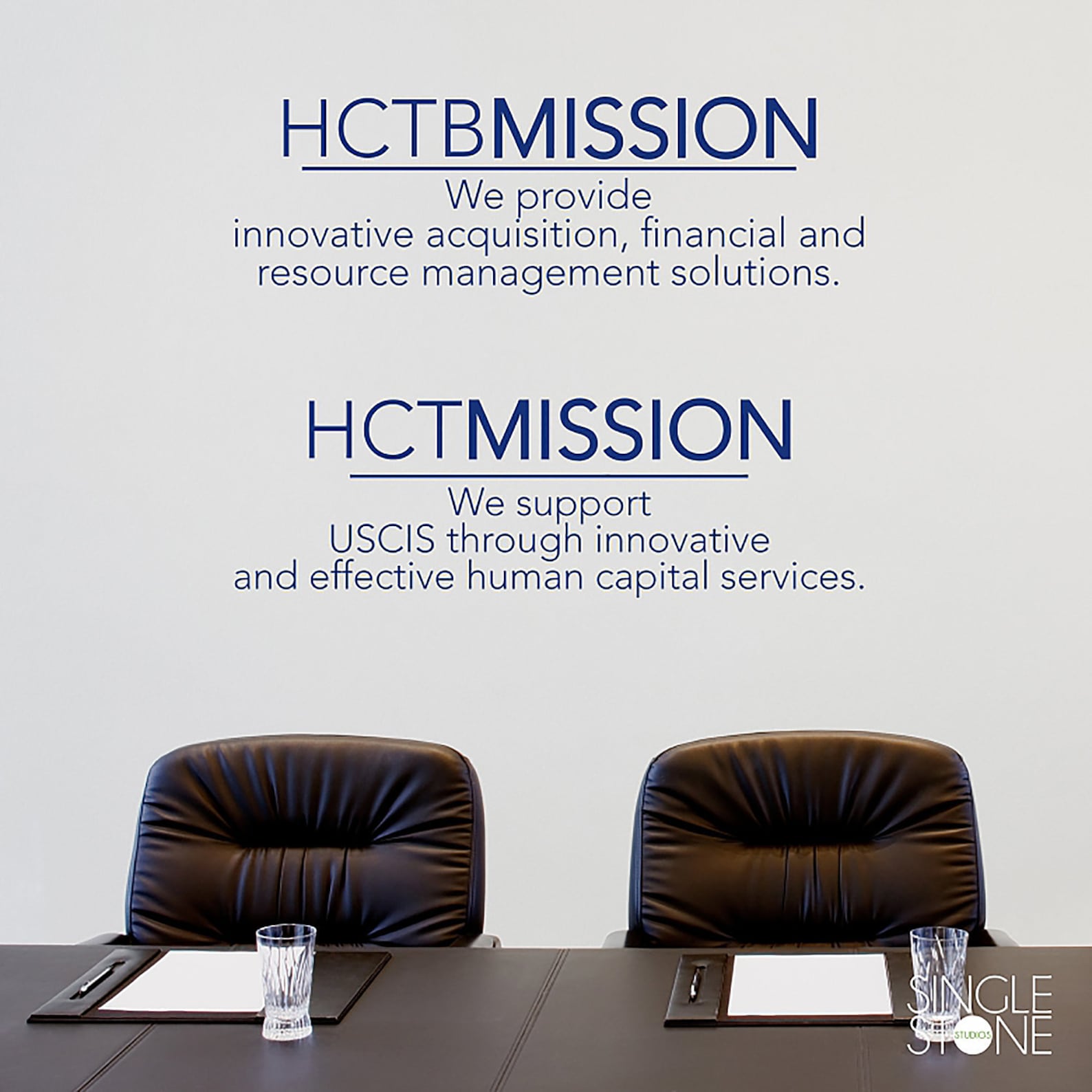 Custom Business Mission or Vision Statement Vinyl Decal - Create Your ...