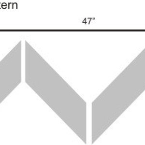 Chevron Pattern Wall Decals - Vinyl Art Stickers Custom Home Decor - Etsy