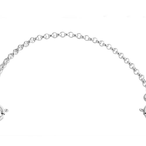 Sterling Silver Safety Chain Bracelet Necklace Jewelry - Etsy