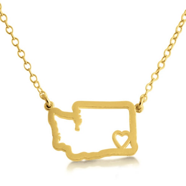 State Necklace - Etsy