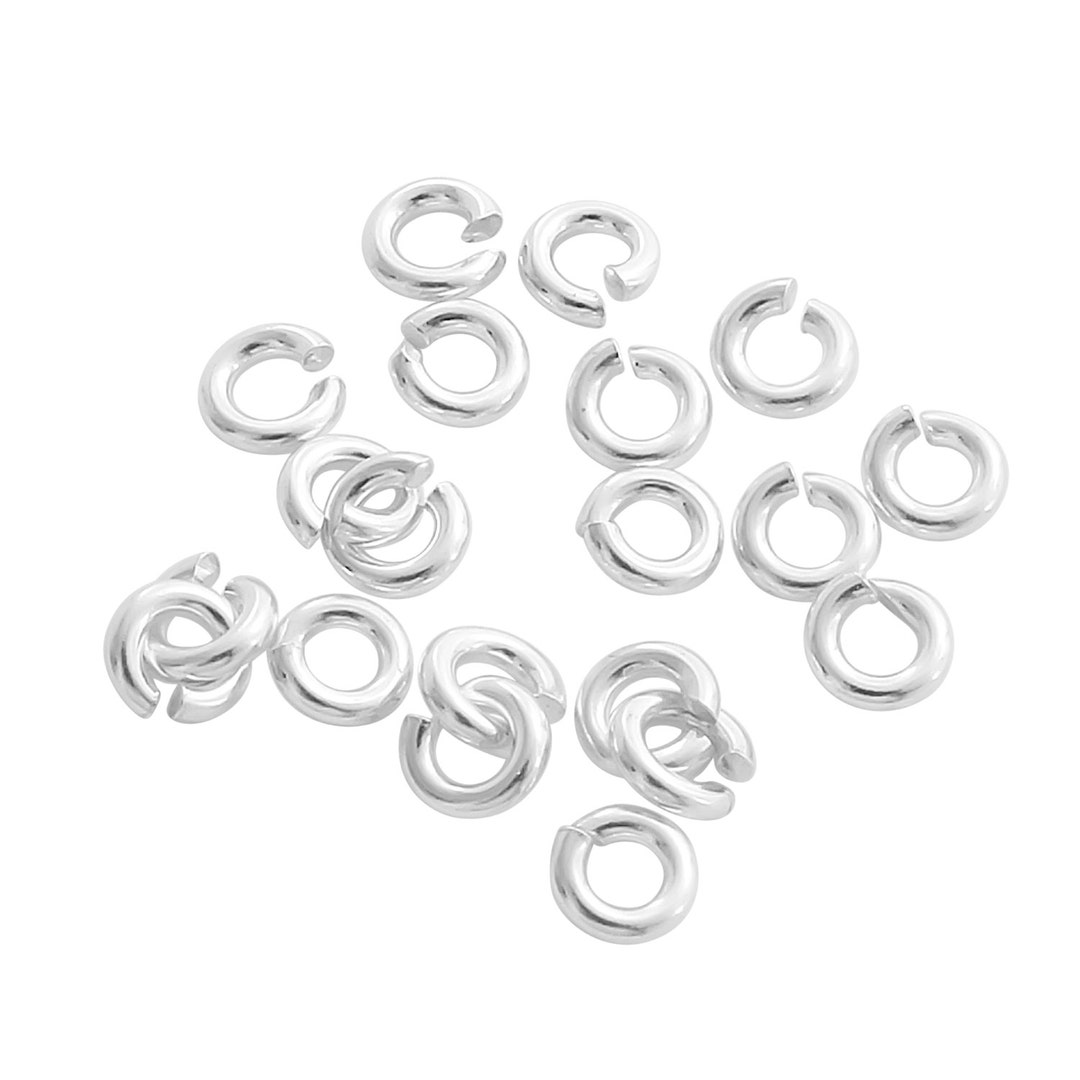 Open Jump Rings 3mm / 4mm / 5mm Connectors for Craft / Repair 20pc 925 ...